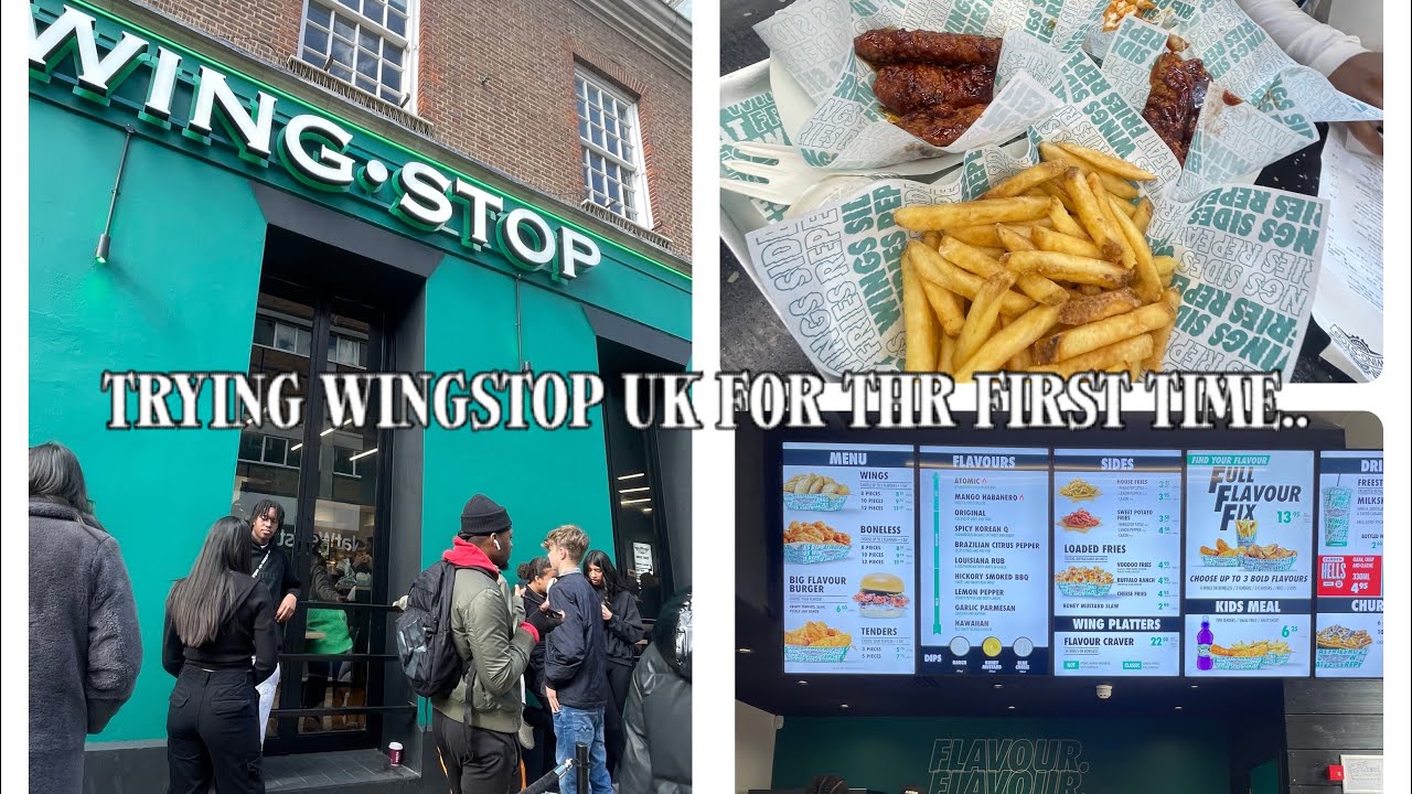 Trying Wingstop in the Uk for the first time!! (review) - YouTube