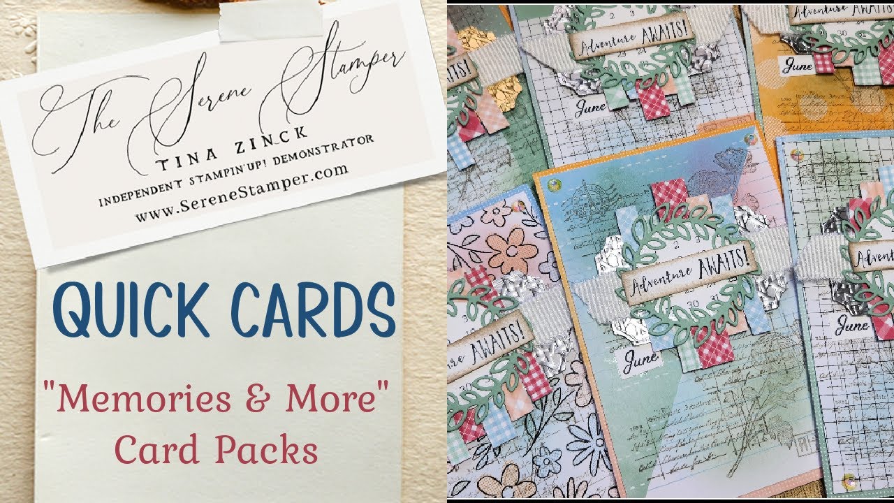 Quick Cards | Memories & More - YouTube