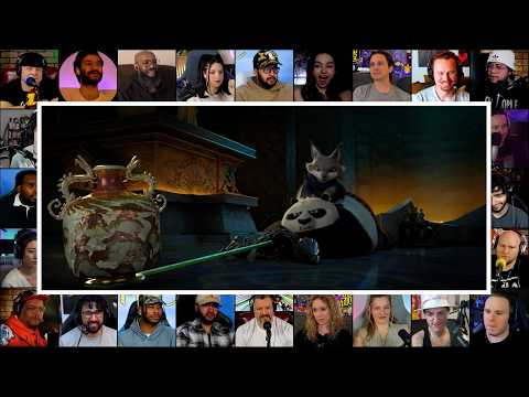 Po meets Zhen | Kung fu Panda 4 | Reaction Mashup