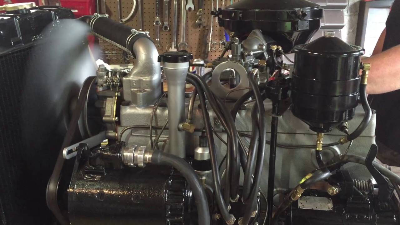 First Run Dodge M37 Straight Six 230 - YouTube