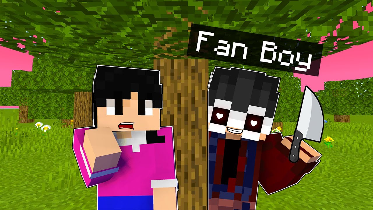 HUNTED by my CRAZY FAN BOY in Minecraft! | OMOCITY | - YouTube