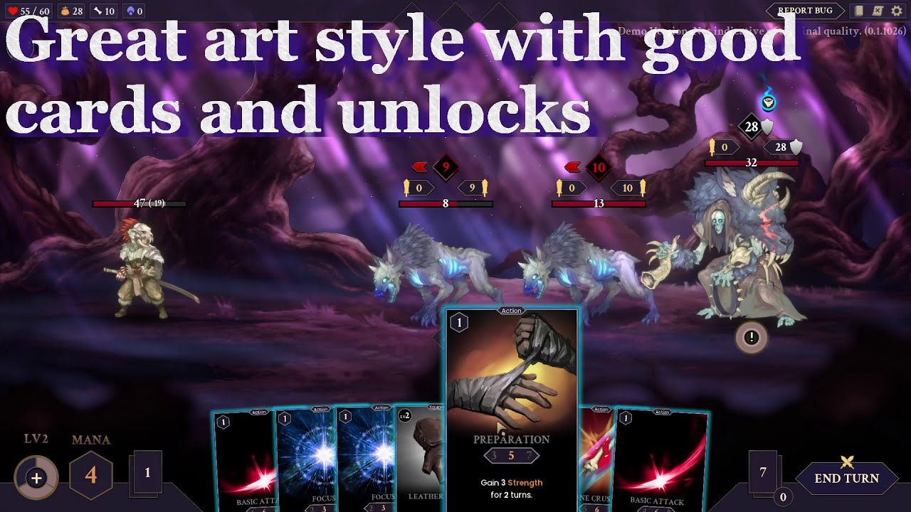 Northwind gameplay - Steam Demo - Turn Based card roguelike - Similar ...