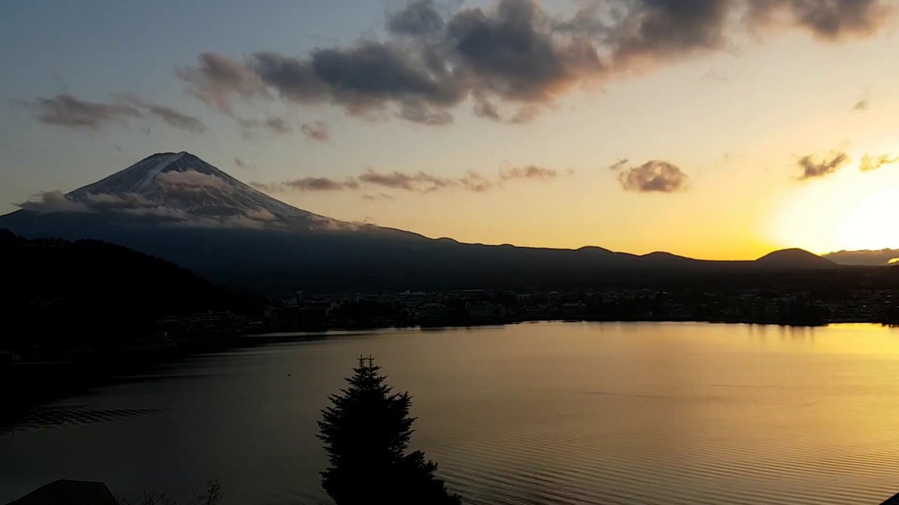 Sunset Mt. Fuji - YouTube
