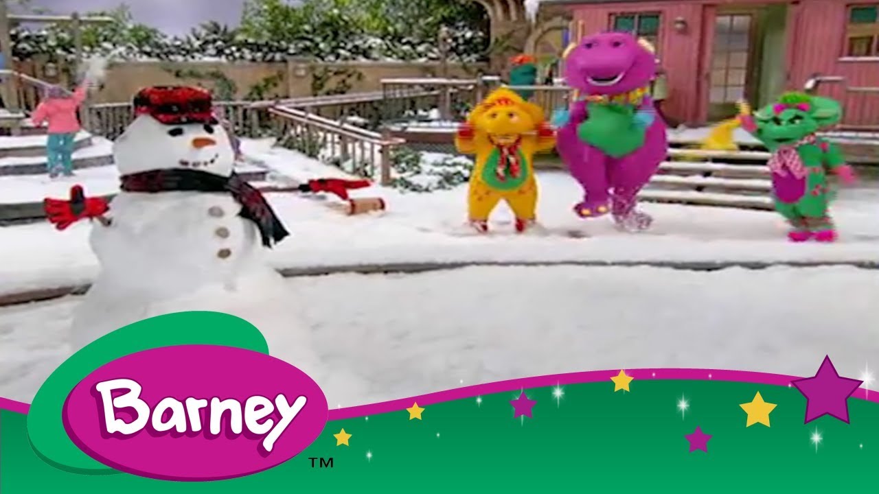 Barney ️🎄 We're Getting Ready For Snow 🎁🎅 - YouTube