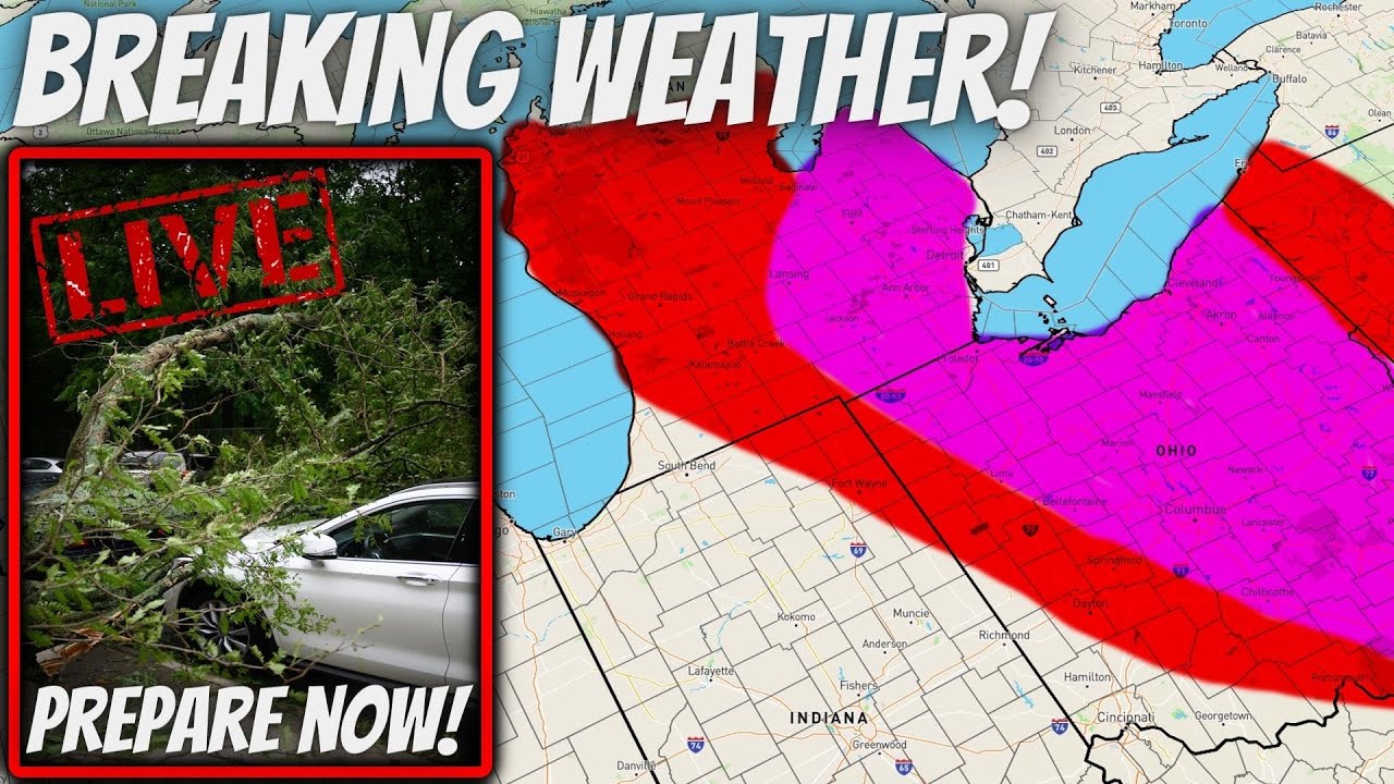 🔴BREAKING - A few Tornadoes, Excessive Wind Damage & Large Hail Likely ...