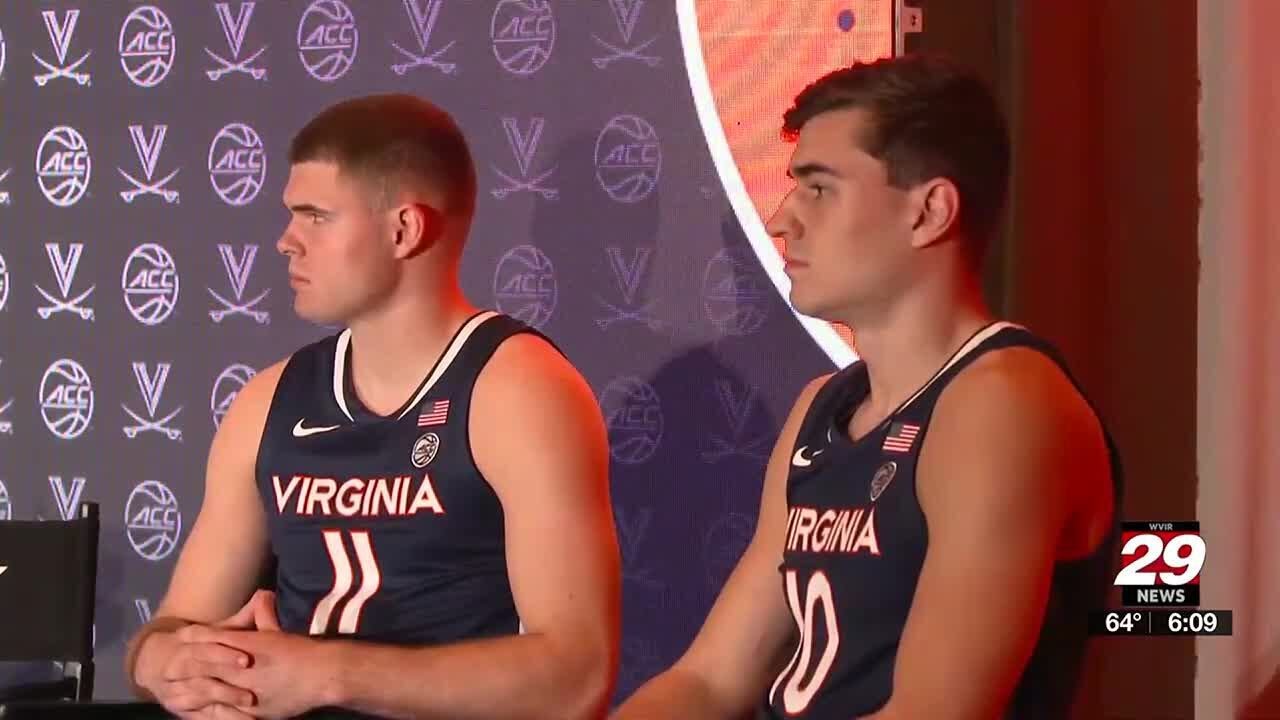 UVA coach talks team-building at college basketball media event - YouTube