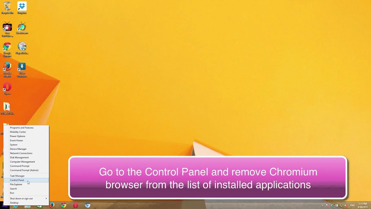 Chromium Browser (chromium.exe) removal video - YouTube