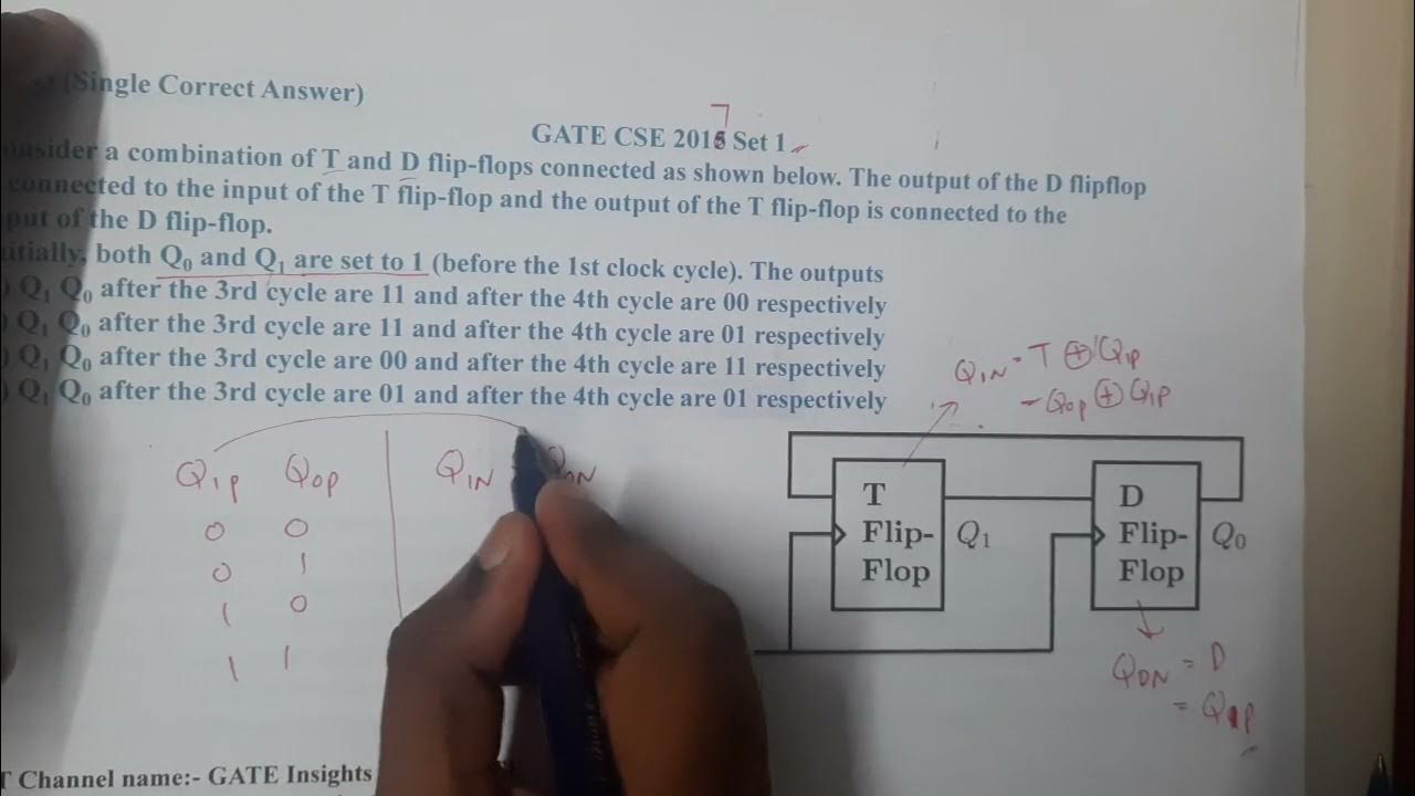 GATE CSE 2017 SET 1 || Digital Electronics || GATE Insights Version: CSE - YouTube