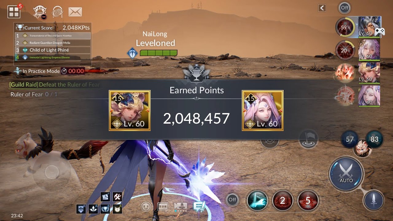 5th Season Guild Raid Chaotic Land Fear (Myth Melia) - Seven Knights 2 ...