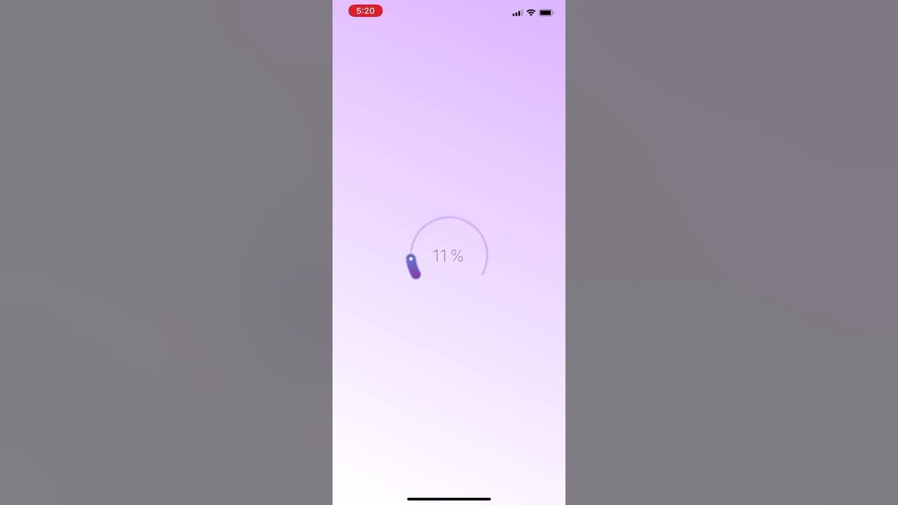 Sleek circular slider/progress bar for Flutter - YouTube