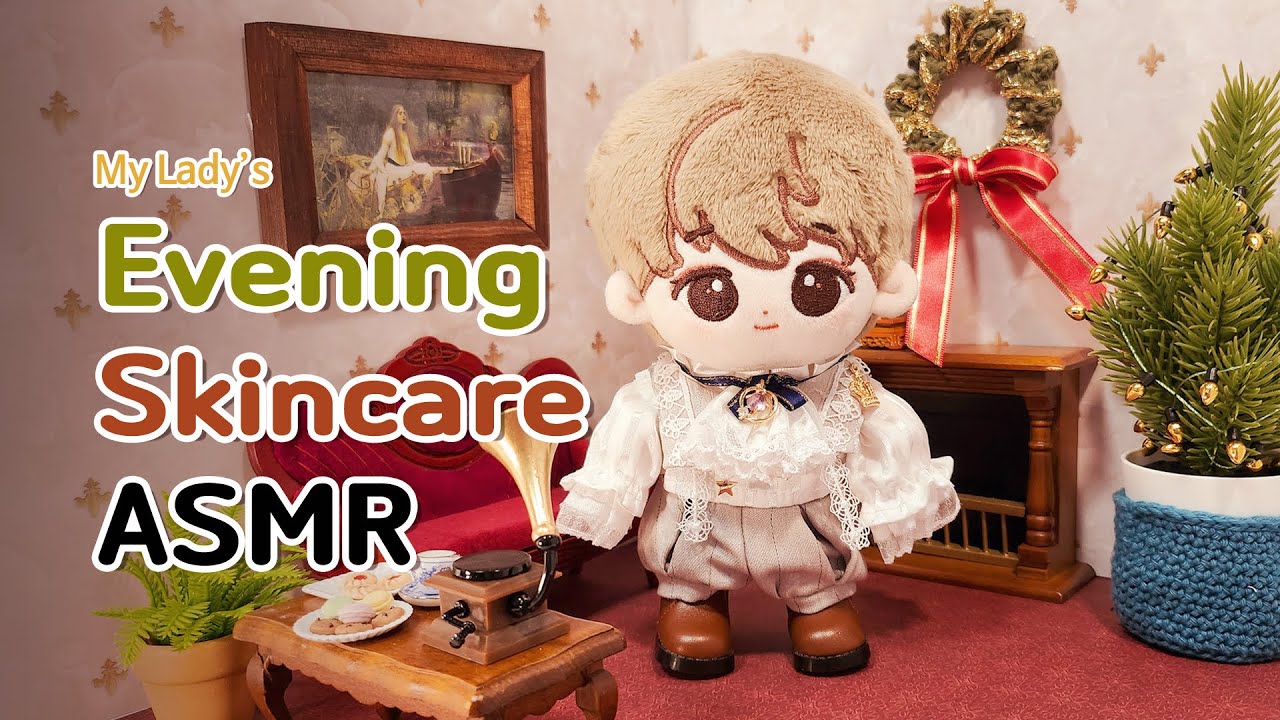 (Soft-Spoken) My Lady's Evening Skincare ASMR | 아가씨의 저녁 피부관리 - Layered ...