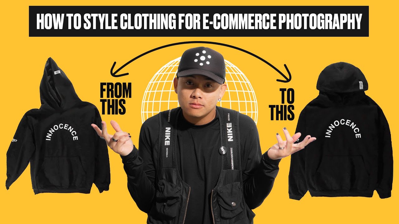 How to Style Clothing for E-Commerce Photography - YouTube