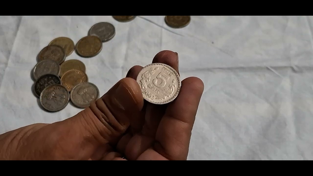 5 Rupees 20 Years Old Coin - YouTube