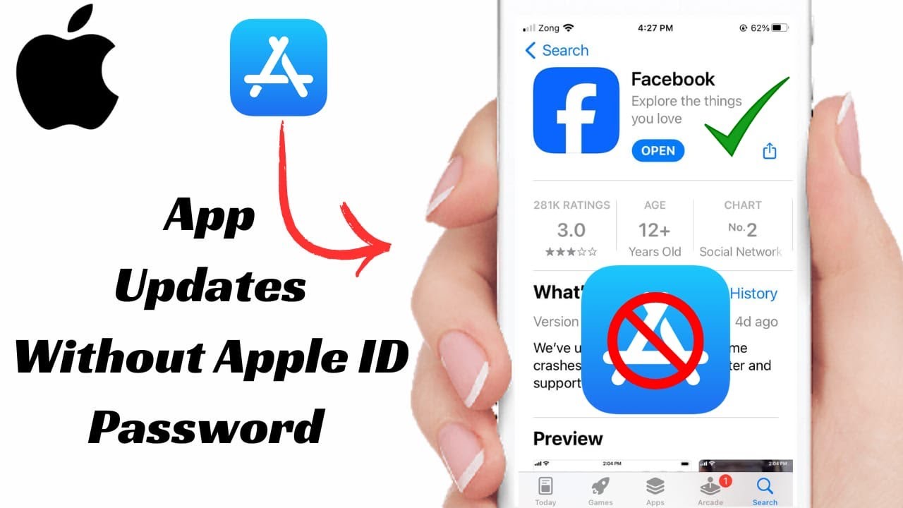 How to update apps without apple Id password / Update apps without ...