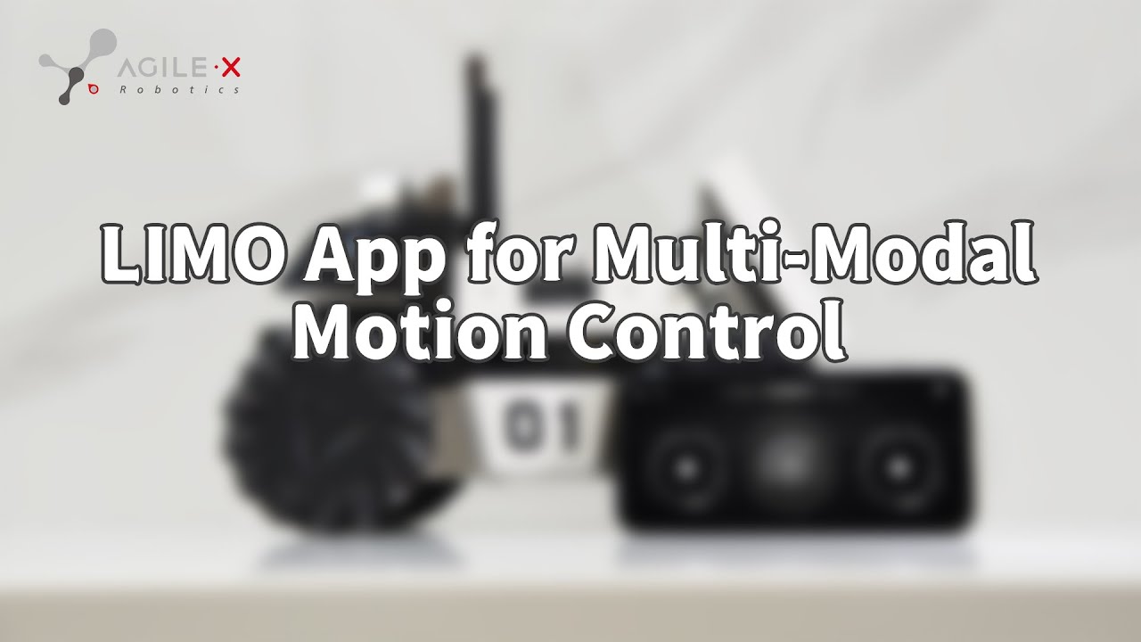 ROS kit Robot LIMO App for Multi-Modal Motion Control Comes - YouTube