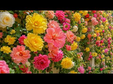 A World of Floral Beauty in 4K🌷 | The Most Vibrant Garden You Will Ever Experience