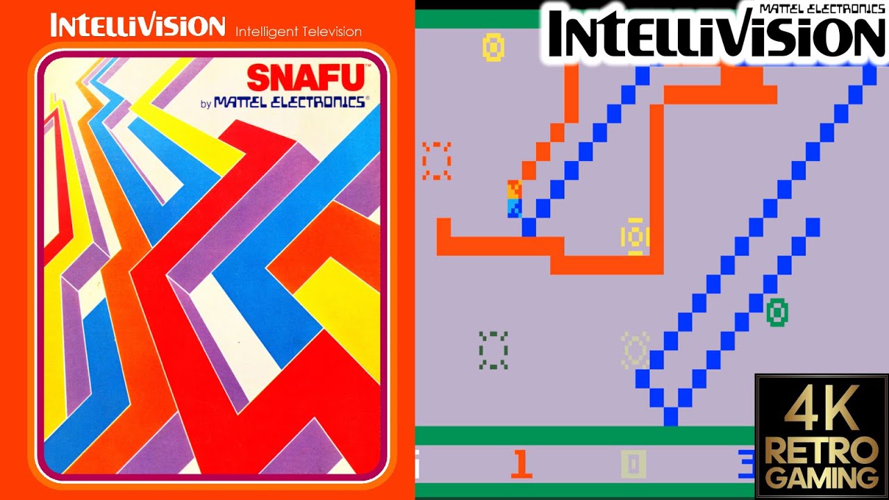 Snafu Intellivision 4k Gameplay - YouTube