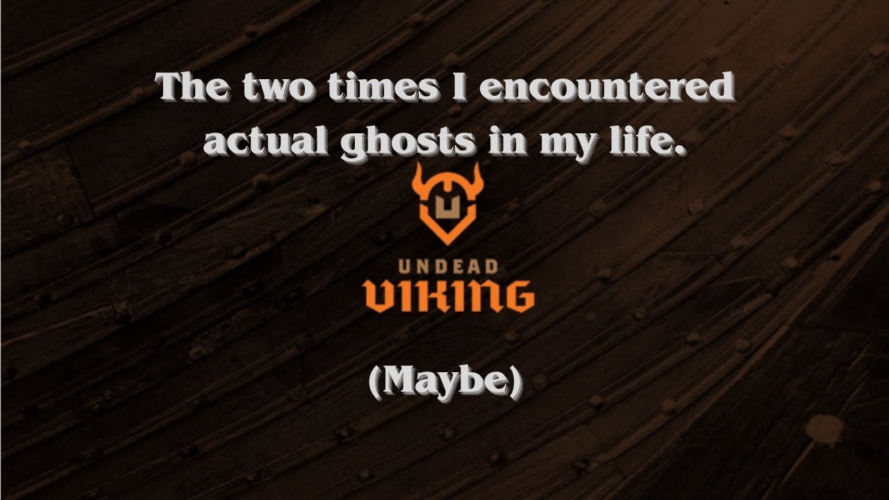 The two times I encountered ghosts in real life (maybe) - YouTube