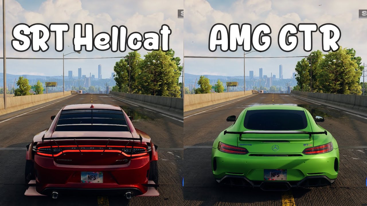 NFS Unbound: Dodge Charger SRT Hellcat vs Mercedes-AMG GT R - WHICH IS ...