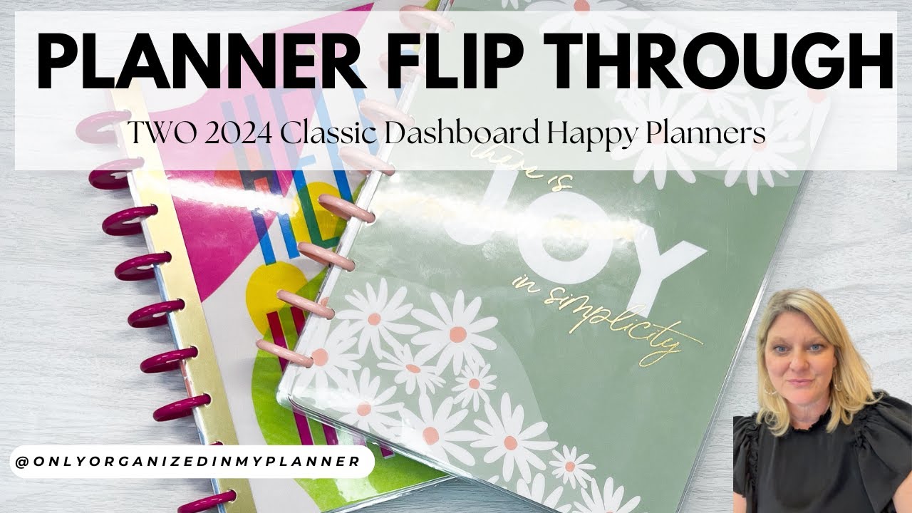 Flip Through TWO Dashboard Planners with Me - YouTube