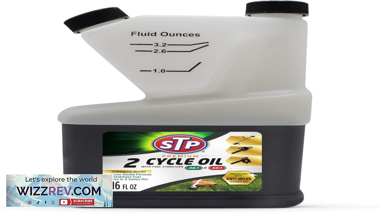 STP Premium 2 Cycle Oil with Fuel Stabilizer 16 Fl Oz - YouTube