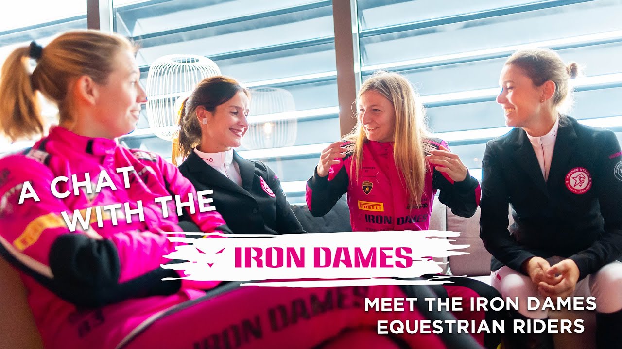 Iron Dames Drivers Meet The Iron Dames Riders - Part 2 🐎 - YouTube