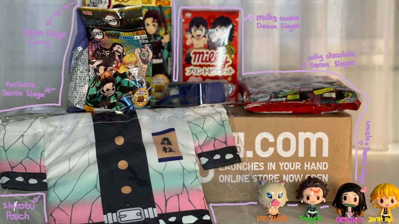 Entry to Demon Slayer Merch Haul | 鬼滅の刃 - YouTube