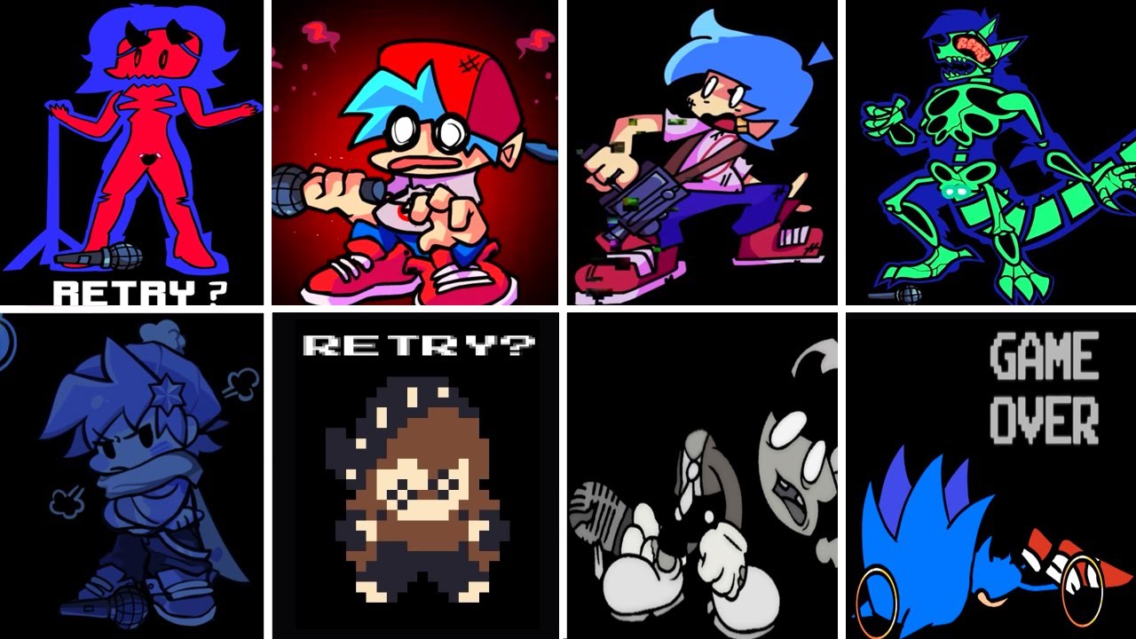 The Best Game Over Screen Animation in FNF #22 - Friday Night Funkin ...