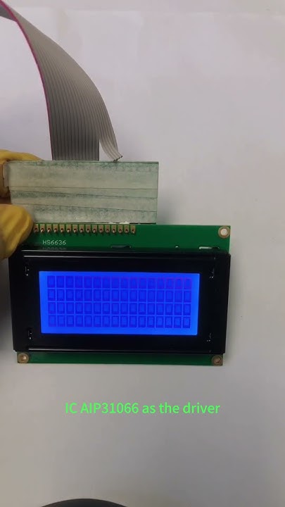 The manufacturer produces 1604 dot matrix liquid crystal display ...