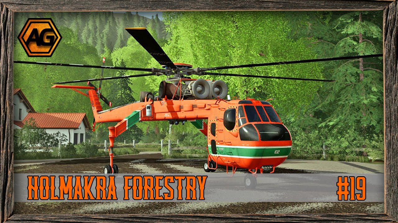 Heli-Logging with the FDR Helicopter- Holmakra Forestry Timelapse ...
