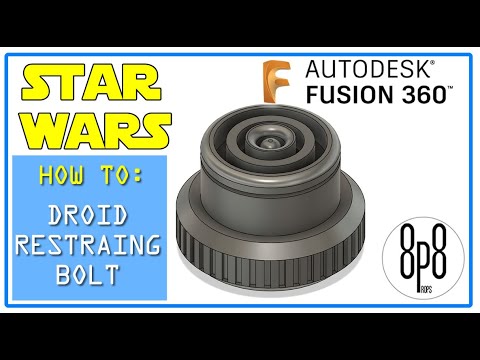 Droid Restraining Bolt in Fusion 360 - Star Wars #fusion360 #360 #droid ...