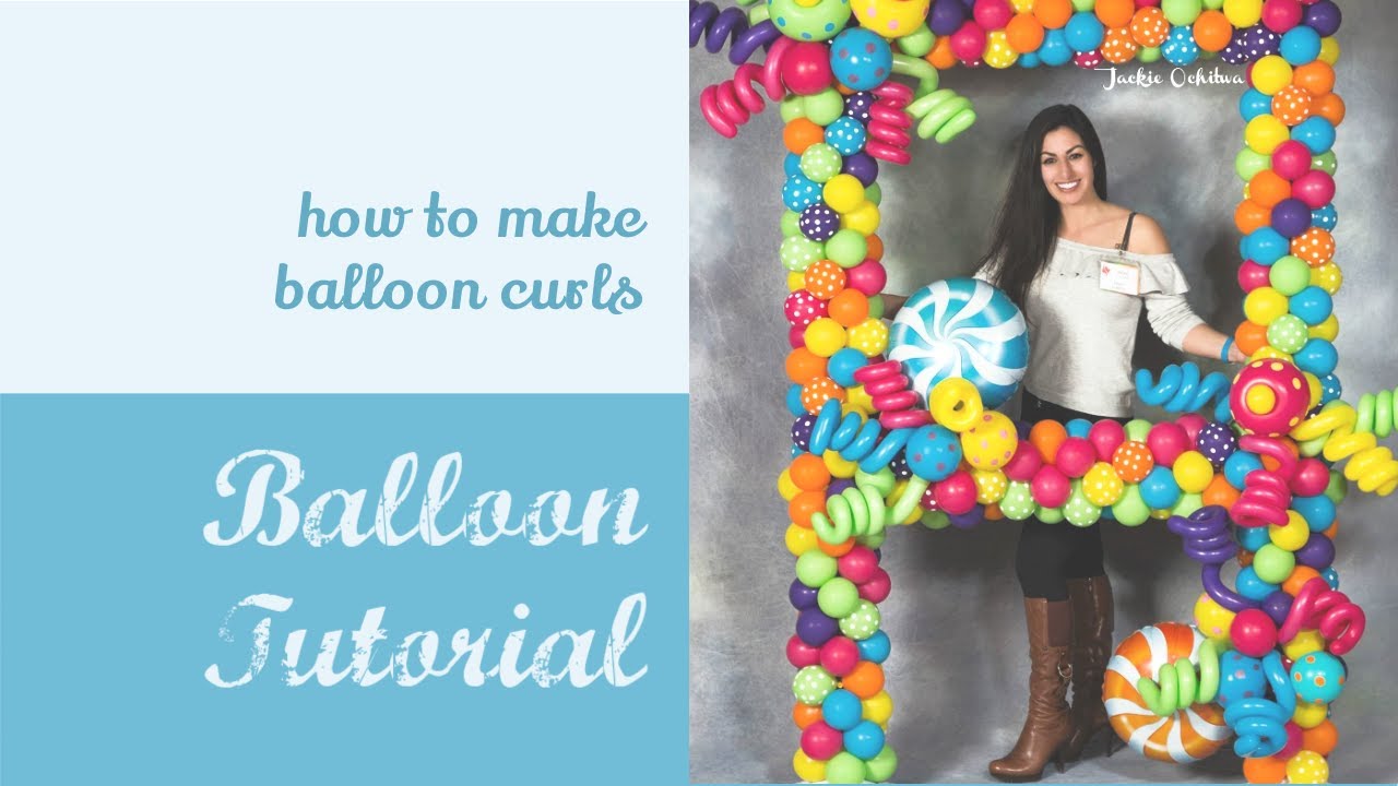 How to curl a balloon. 🎈 - YouTube