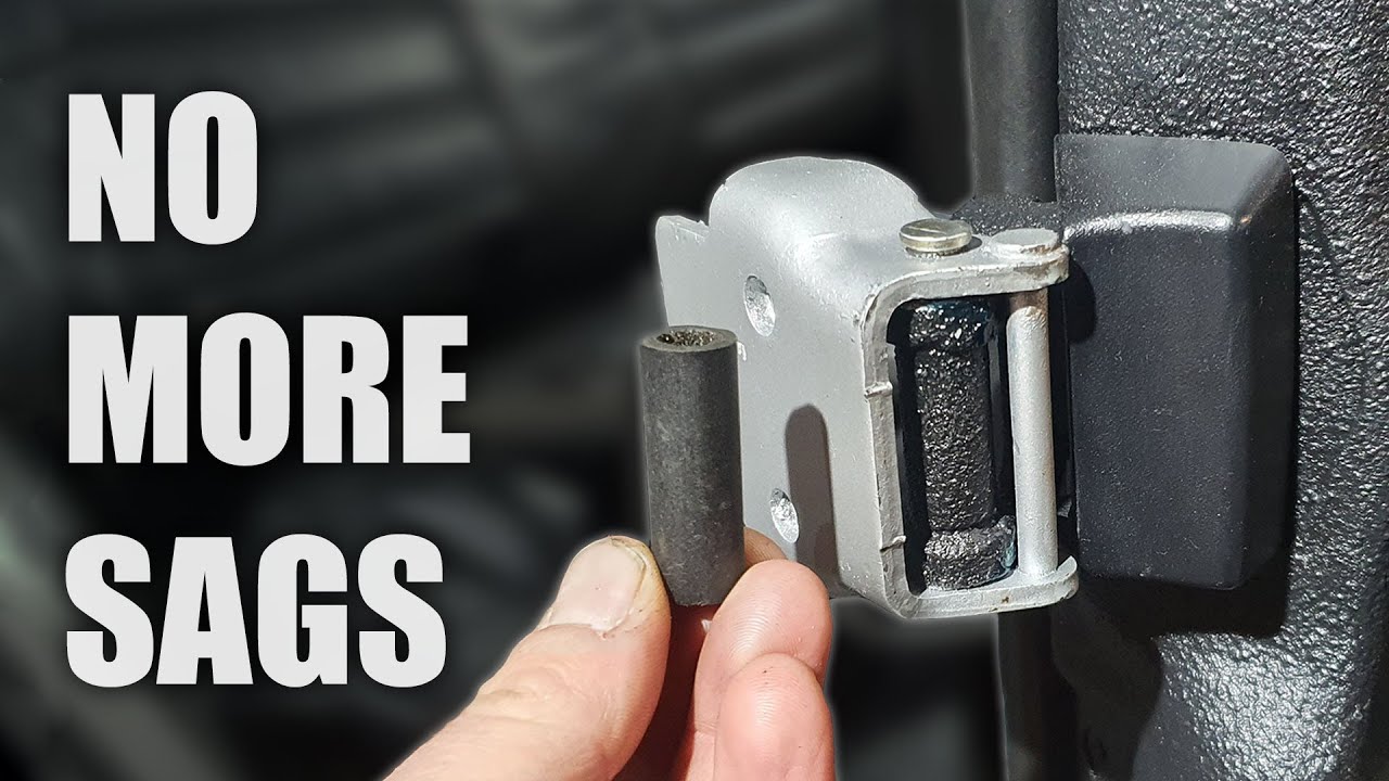 Jeep Cherokee XJ 1999 Door Hinge Reinforcement - YouTube