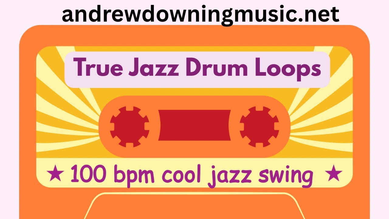 Cool jazz swing 100 bpm - authentic jazz drum sound - YouTube