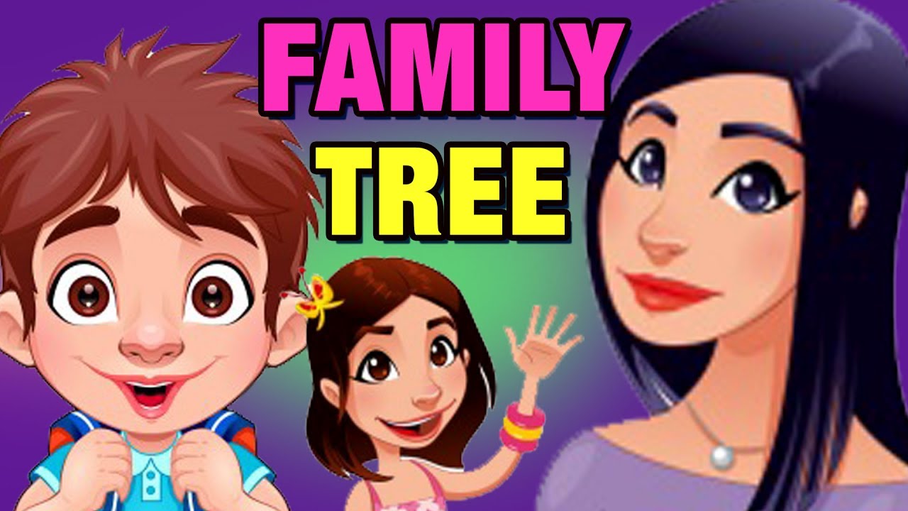 Family Tree | Educational Video | Family Names For Children In English ...