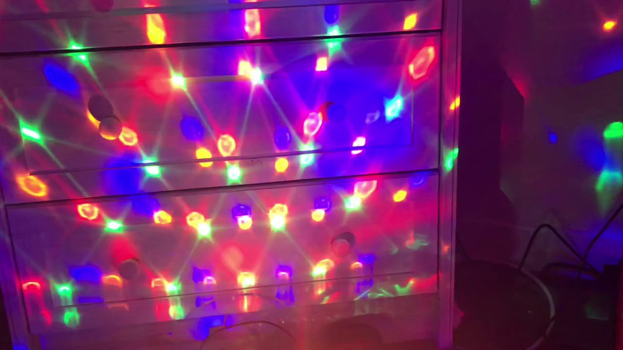 Light show at night time - YouTube