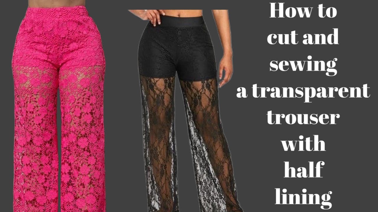 How to cut and sew a palazzo pant/trouser/Beginners friendly - YouTube