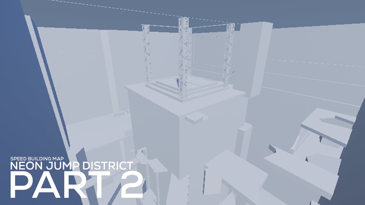 Speed Building map | Neon Jump District From My Map [TRIA.OS] EP.2 ...