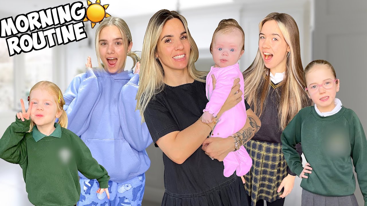 NEW FAMILY MORNING ROUTINE ☀️ - YouTube
