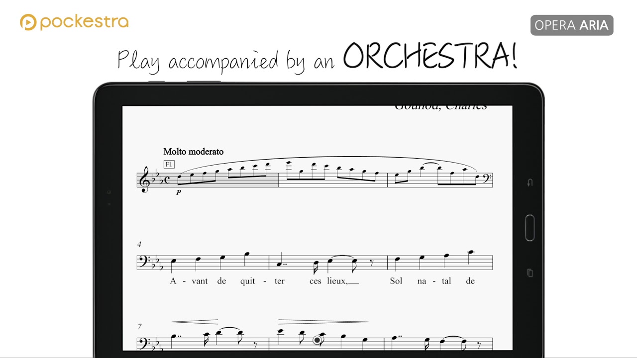 #1 OPERA ARIA- Play accompanied by an ORHCESTRA ! - YouTube
