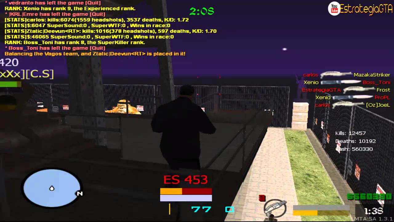 MTA: Chaos.de.to Team Wars Server Gameplay - YouTube