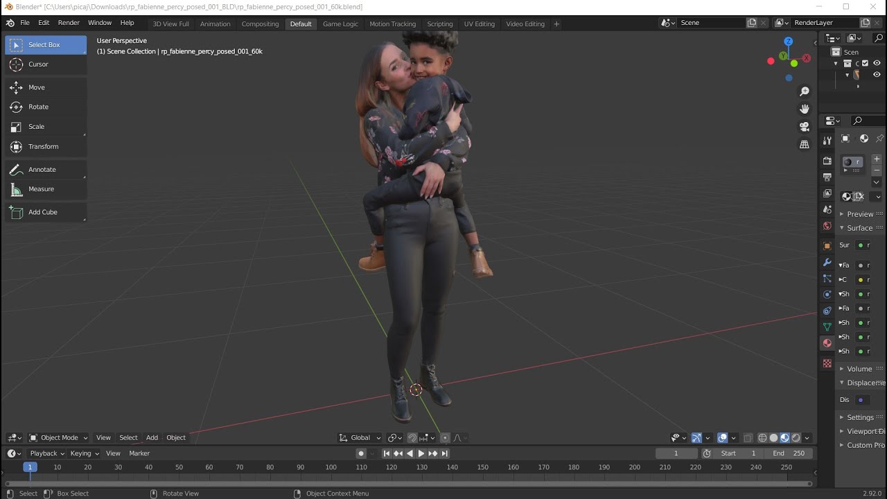 Video Guide - How to Download Free 3D People, Models, Assets, Props ...