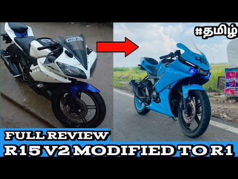 | R15 V2 MODIFIED R1 | FULL REVIEW @riderummar - YouTube