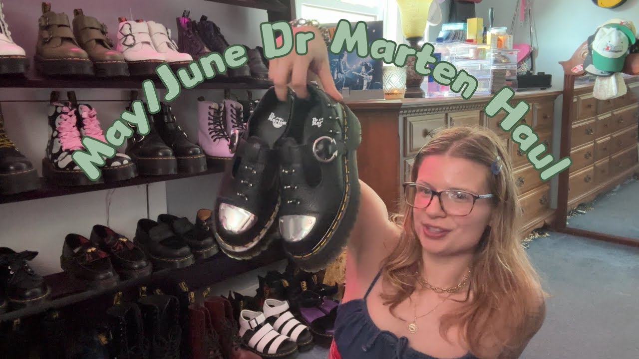 MAY/JUNE DR MARTEN HAUL :D - YouTube