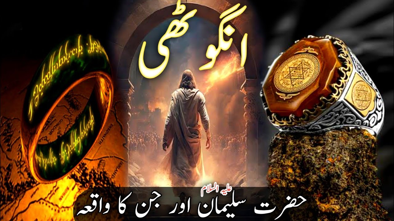 The incident of the ring of Hazrat Solomon (as)|hazrat sulaiman or jin ...