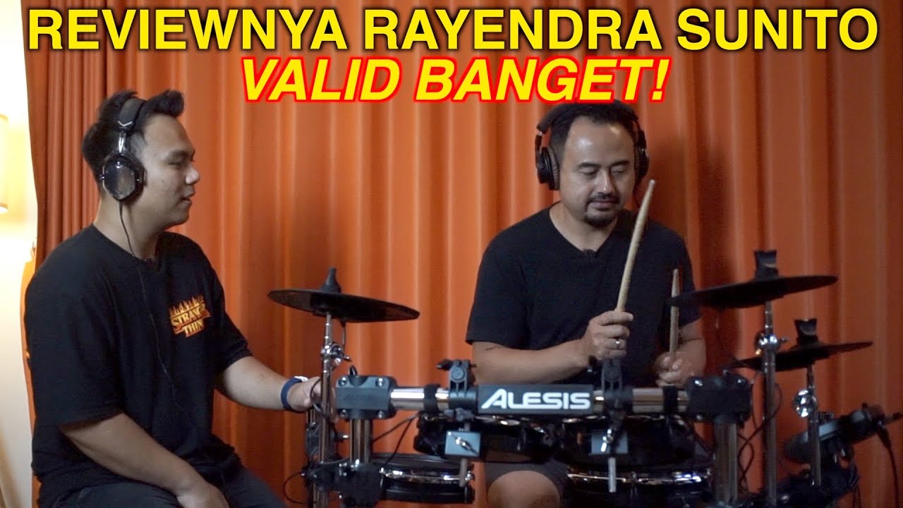 RAYENDRA SUNITO REVIEW DRUM ELEKTRIK ALESIS SURGE MESH KIT - YouTube