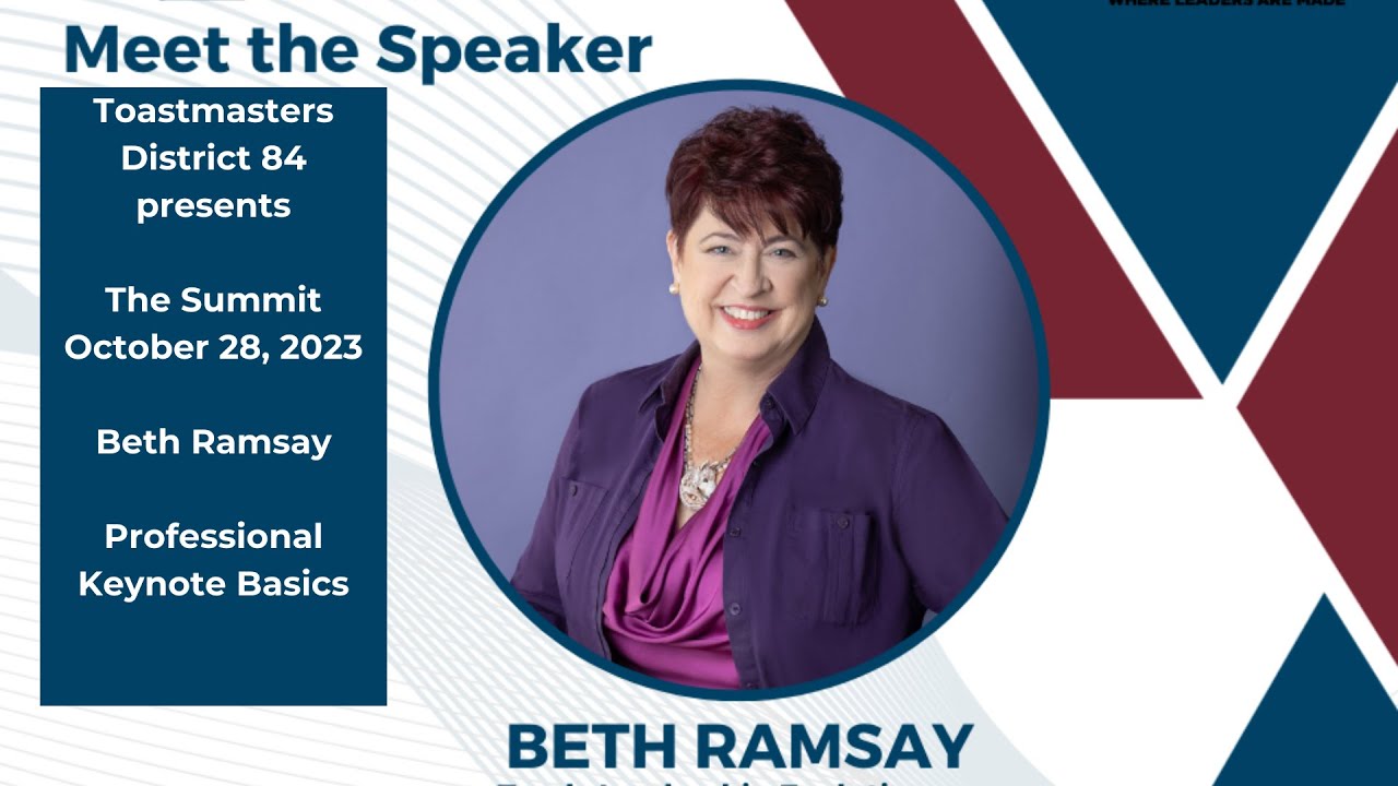 Beth Ramsay The Summit Professional Keynote Basics - YouTube