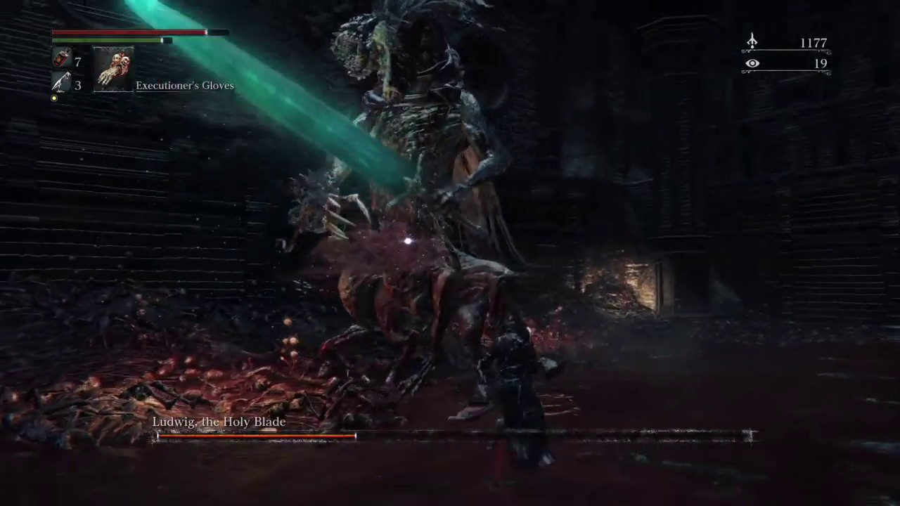 Bloodborne Boss Fight: Ludwig the accursed - YouTube