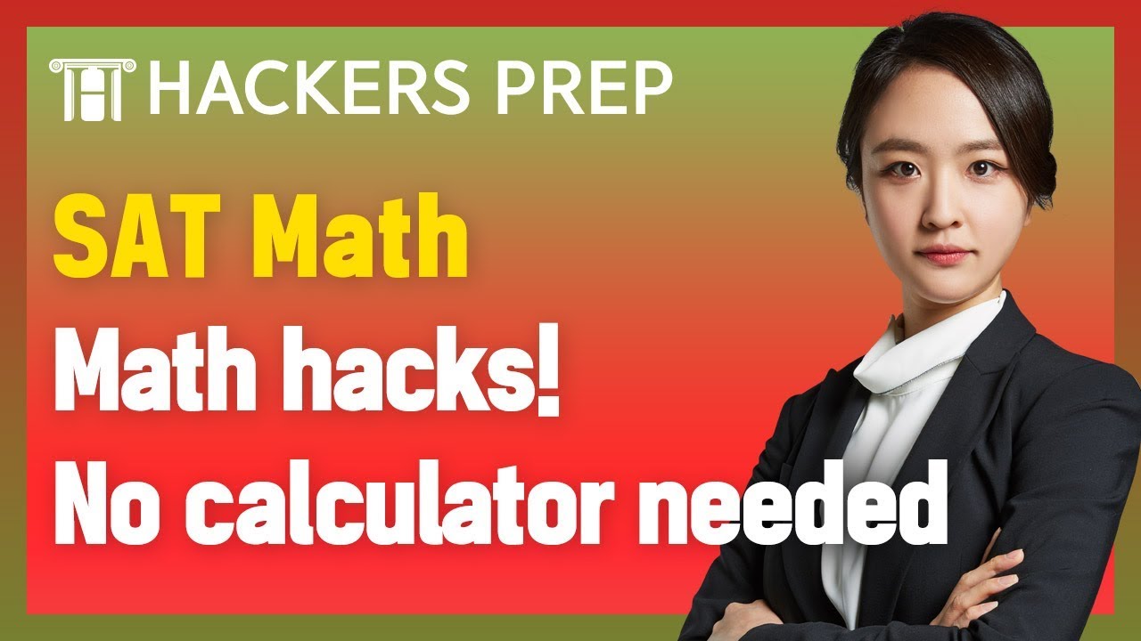 [SAT Math] Getting a perfect score on No Calculator section!ㅣSAT 학원 ...