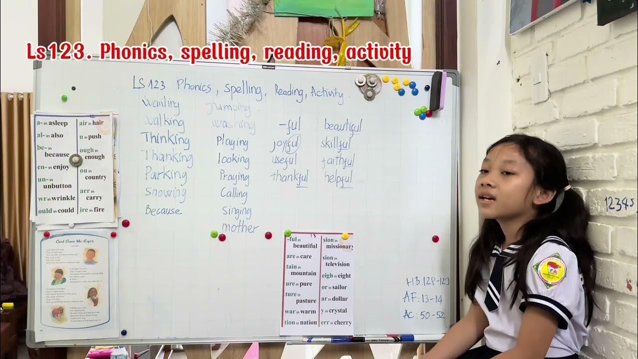 ABK G1 Ls123. Phonics, reading, spelling, activity - YouTube